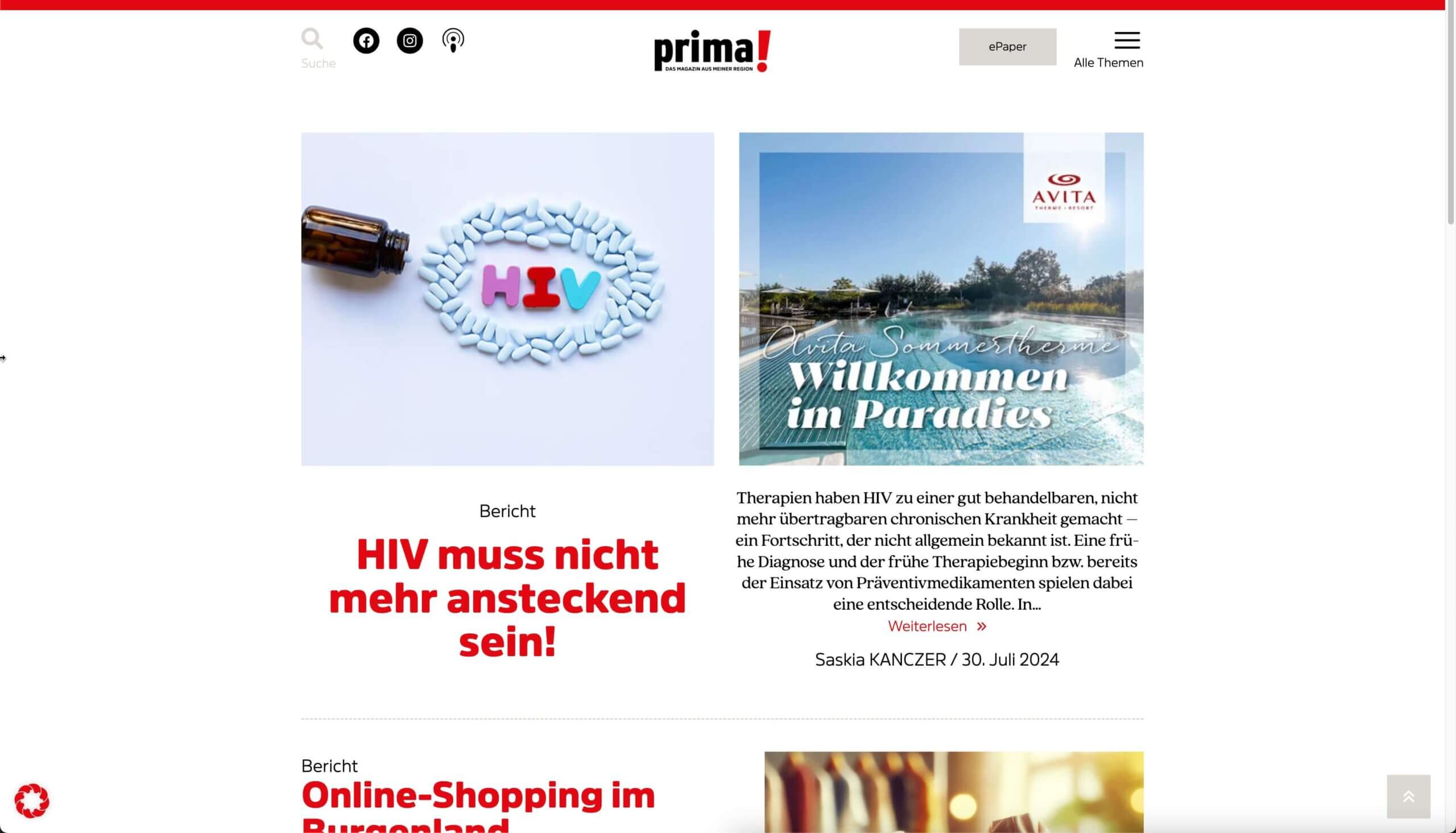 Reportage - Prima Magazin